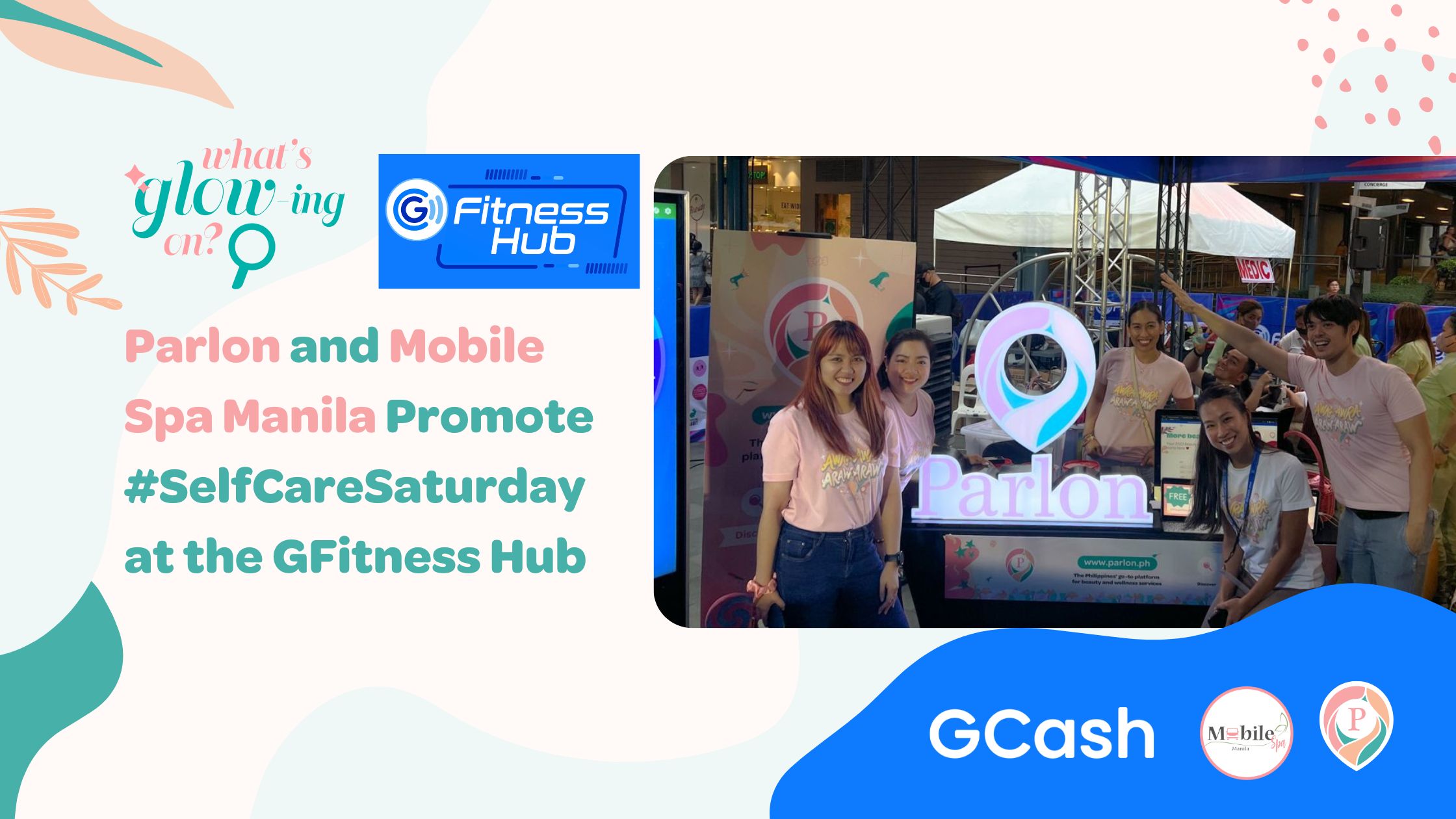 Parlon and Mobile Spa Manila Promote #SelfCareSaturday at the GFitness Hub